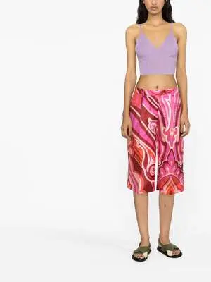 Etro Graphic-print Knee-length Shorts