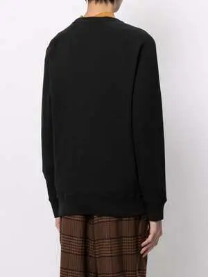 CAFÉ KITSUNÉ Logo-print Cotton Sweatshirt