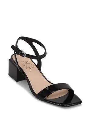 Agl Patent-finish Leather Sandals