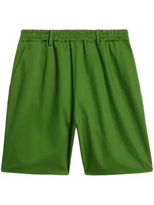 Ami Cotton Bermuda Shorts - Green