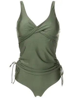 LYGIA & NANNY Bruma Twisted Tankini Set - Green