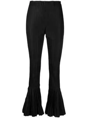 Sacai Pleated Flared Trousers