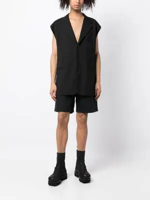 Raf Simons Single-breasted Sleeveless Blazer
