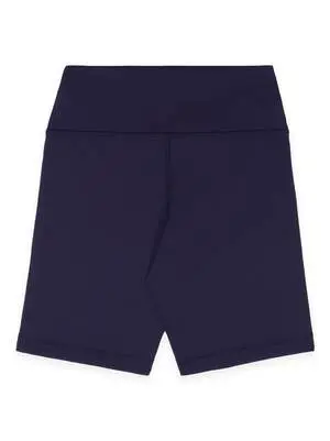 SPORTY & RICH Logo-print Biker Shorts - Blue