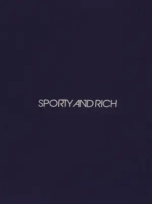 SPORTY & RICH Logo-print Biker Shorts - Blue