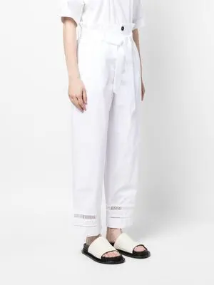 Lorena Antoniazzi Belted High-waisted Trousers