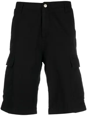 Carhartt Work In Progress Cotton Bermuda Shorts - Black