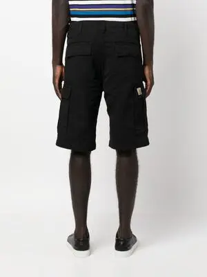 Carhartt Work In Progress Cotton Bermuda Shorts - Black