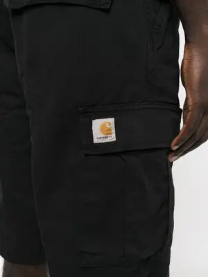 Carhartt Work In Progress Cotton Bermuda Shorts - Black