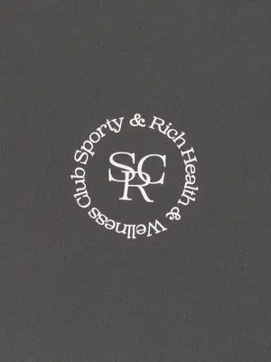 SPORTY & RICH Logo-print Cropped Top