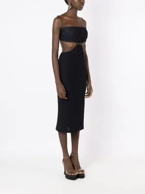 AMIR SLAMA Cut-out Midi Dress