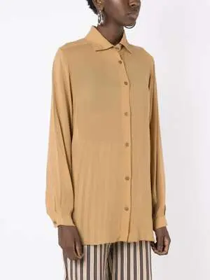AMIR SLAMA Semi-sheer Long-sleeve Shirt