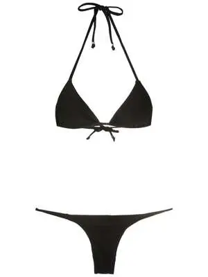 AMIR SLAMA Halterneck Bikini - Black