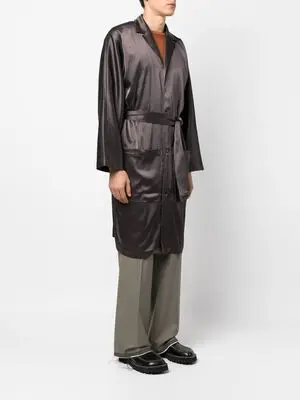Nanushka Cuban-collar Self-tie Shirt