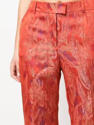 Alberto Biani Cropped Jacquard Trousers