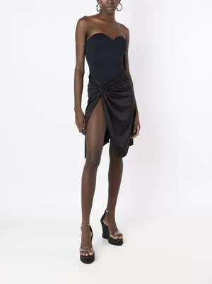 AMIR SLAMA Asymmetric Gathered Skirt