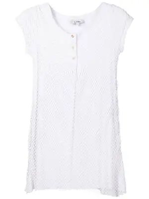 AMIR SLAMA Knit-overlay Mini Dress