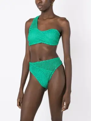 AMIR SLAMA One-shoulder Bikini Set