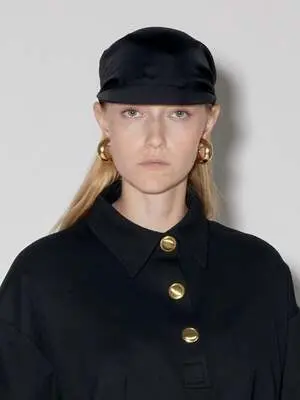 Rosetta Getty Scarf Cap - Black
