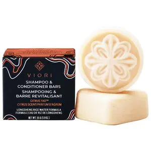 VIORI Mini Citrus Yao Shampoo & Conditioner Bar Set - One-color