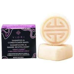 VIORI Mini Terrace Garden Shampoo & Conditioner Bar Set