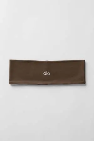 Alo Yoga Performance Conquer Headband - Espresso