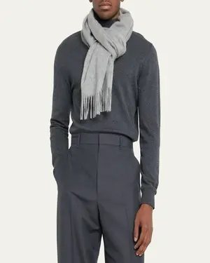 BEGG & CO. Arran Cashmere Fringe Scarf