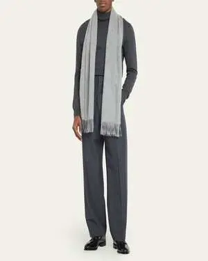 BEGG & CO. Arran Cashmere Fringe Scarf