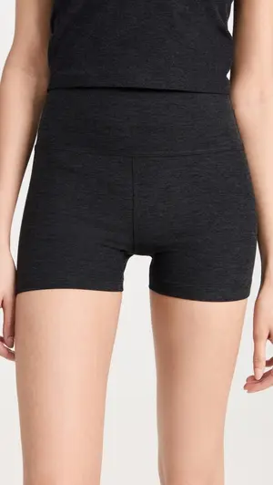 Beyond Yoga Spacedye Run Shorts - Darkest Night