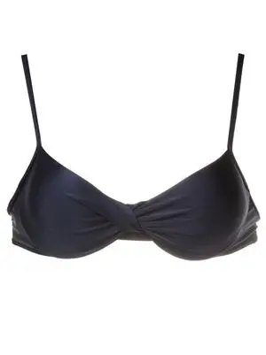 LYGIA & NANNY Cassis Twisted Bikini Top - Blue