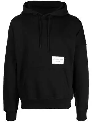 Calvin Klein Logo-print Colour-block Hoodie