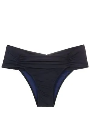 LYGIA & NANNY Jasper Ruched Bikini Bottom - Blue