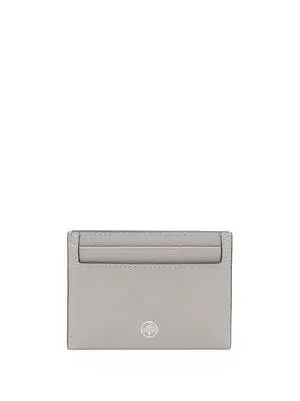 Mulberry Continental Embossed-logo Leather Carholder - Grey