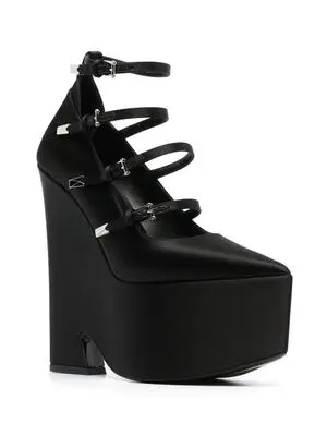 Versace Tempest 170mm Platform Pumps - Black
