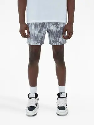 Amiri Tie-dye Swim Shorts - Grey