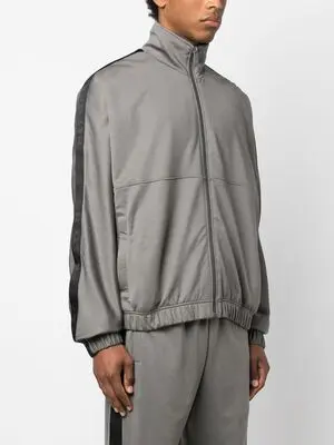 Heron Preston Logo-patch Zip-up Sweatshirt - Grey