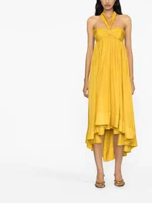 Zimmermann Devi Halterneck Asymmetric Dress