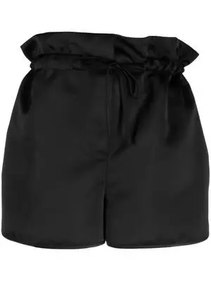 Erika Cavallini Satin Drawstring Shorts