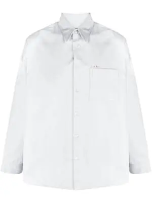 Marni Logo-embroidered Cotton Shirt