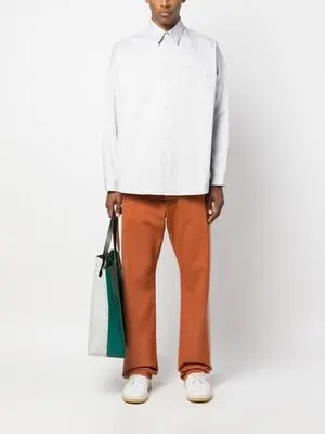 Marni Logo-embroidered Cotton Shirt