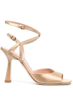 Alberta Ferretti 105mm Ankle Strap Sandals