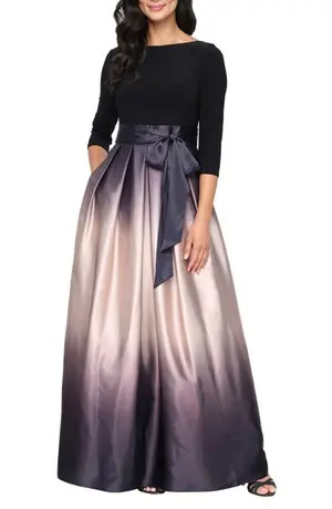 Sl Fashions Boatneck Evening Dresses