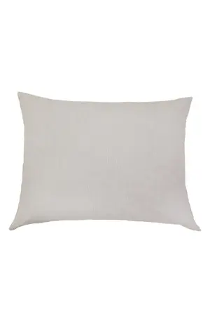 POM POM AT HOME Luke Stripe Cotton Big Accent Pillow White