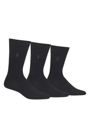 Polo Ralph Lauren Assorted 3-pack Socks - Black