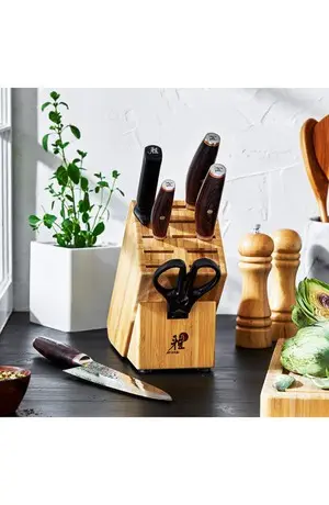 MIYABI 6000mct Artisan 7-piece Knife Block Set