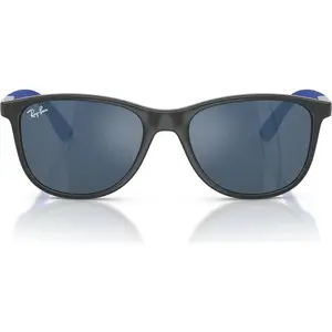Ray-ban 49mm Square Sunglasses - Rubber Blue