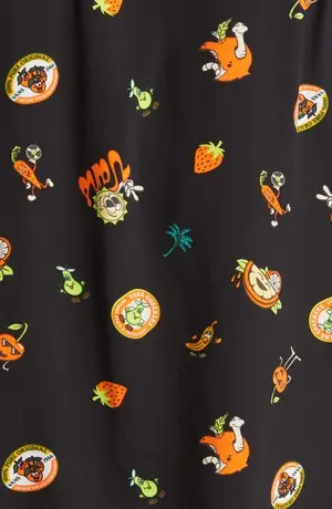 VANS Stickers Short Sleeve Button-up Camp Shirt