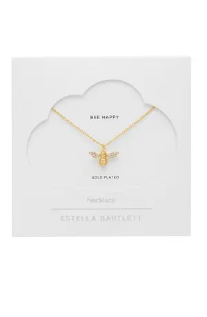 Estée Lauder Sparkle Wings Bee Pendant Necklace
