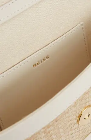 REISS Lexi Woven Clutch