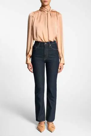Ulla Johnson Agnes Straight Leg Jean - Tigris Rigid Wash